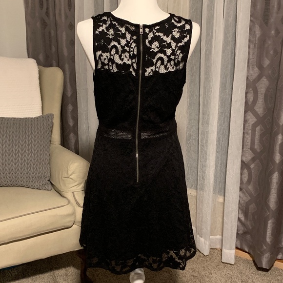 Garage | Dresses | Garage Black Lace Cocktail Dress L | Poshmark